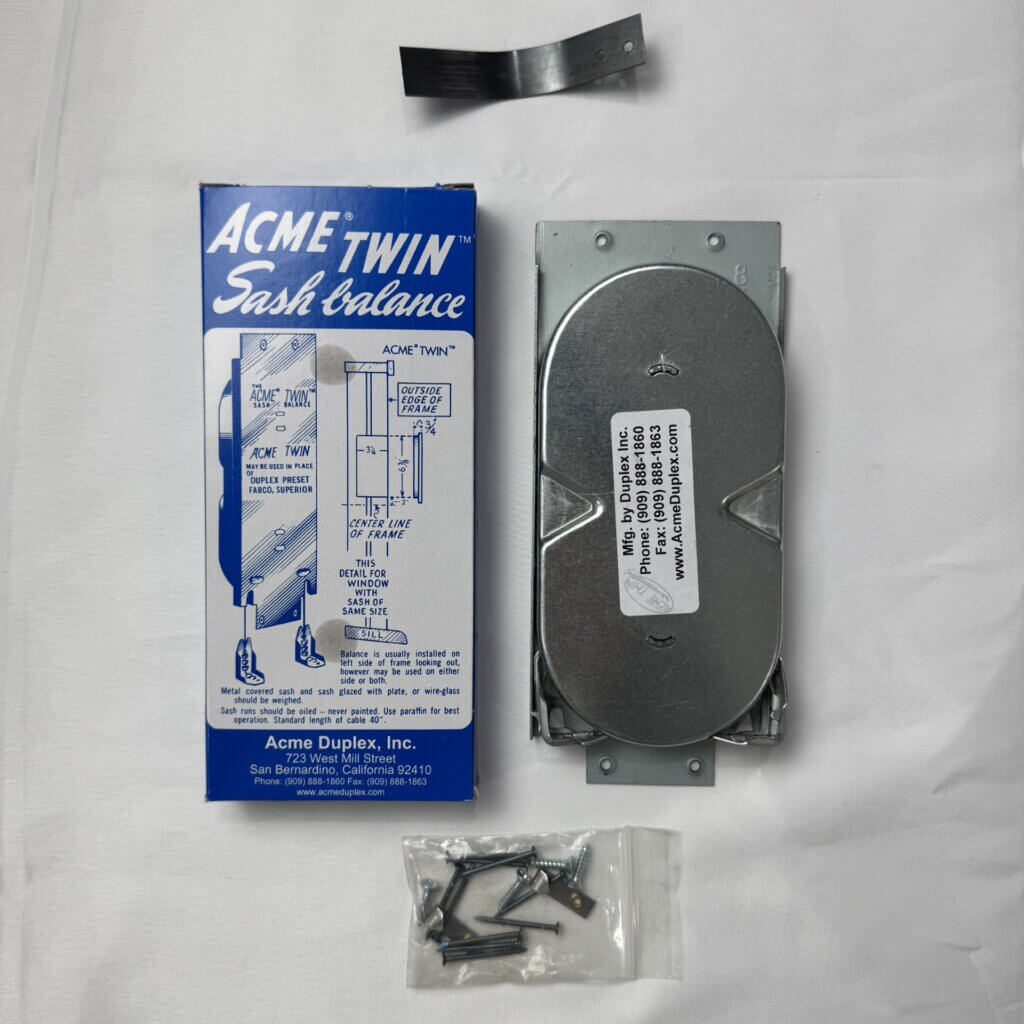 16 Acme Twin 16 LB. per cable - Wood Windows Sash Balance Co.